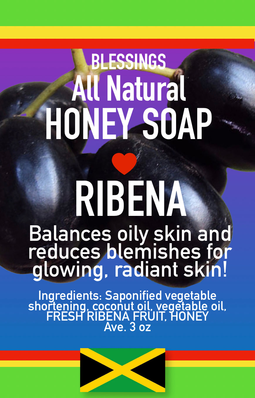 Honey RIBENA Soap – Blessings All Natural (Jamaica Retail)